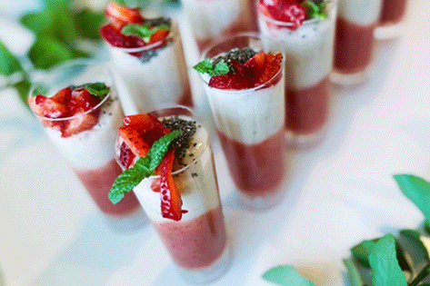 Fruit Purée Shooters (Vegan Dessert) - Jaclyn Creations